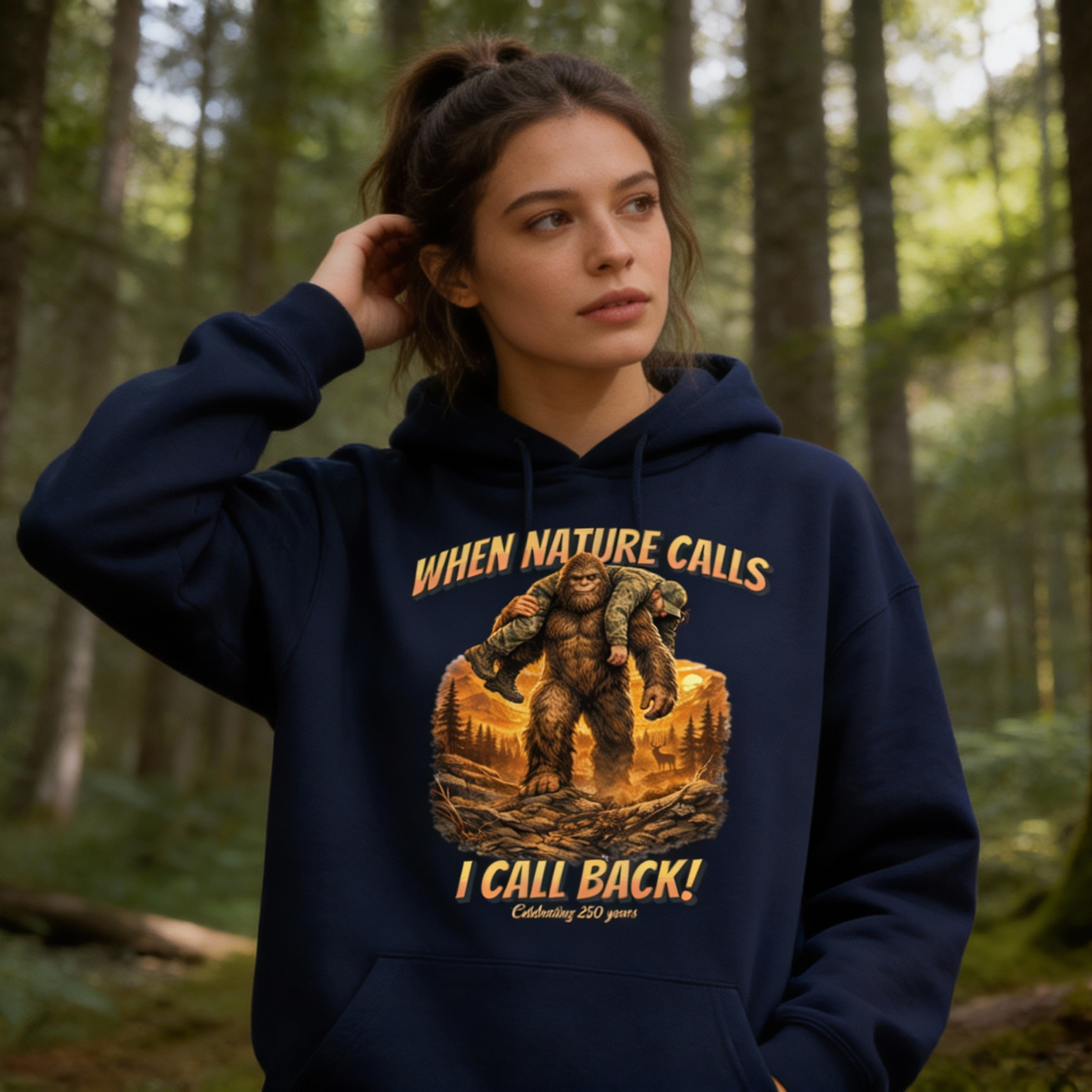 Sasquatch- Bigfoot Graphic – When Nature Calls Me